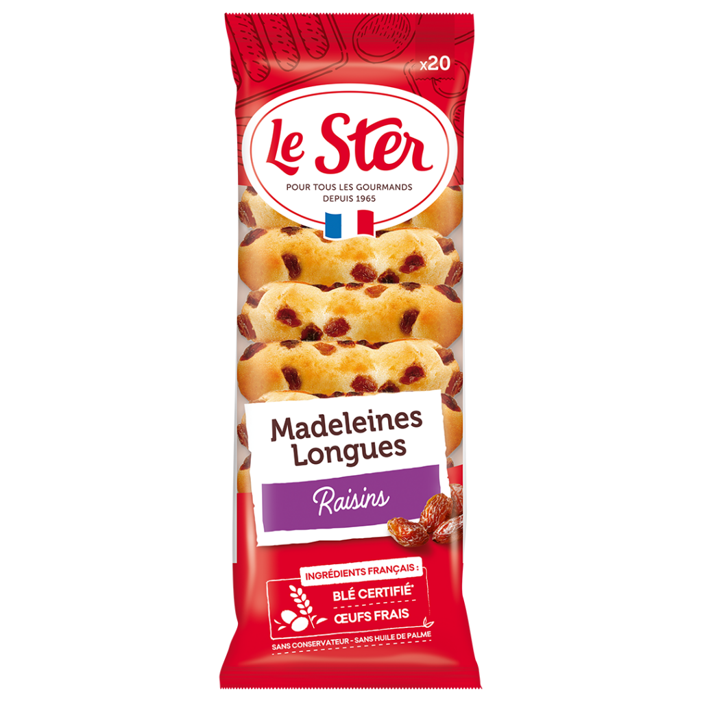Madeleines aux raisins | Le Ster